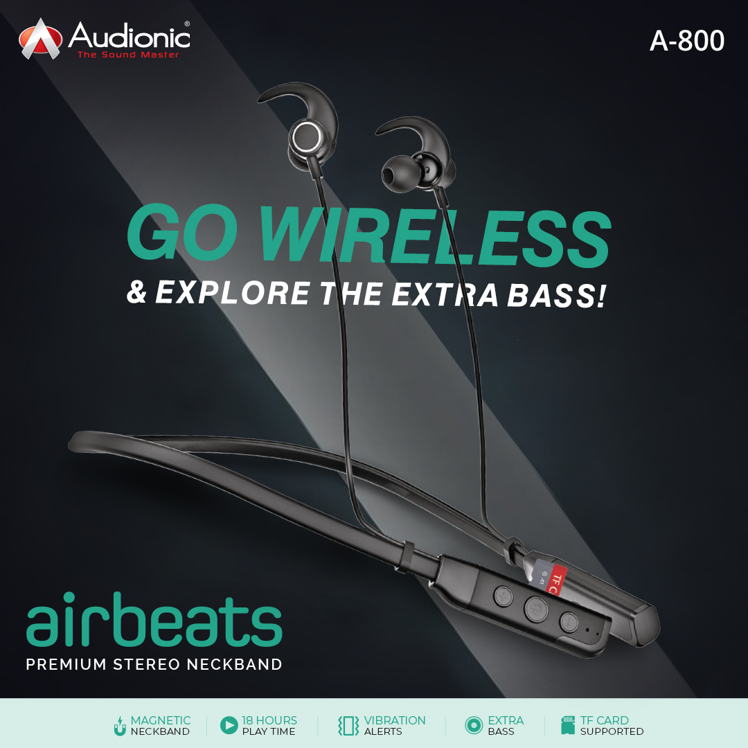 Audionic A800 Neckband Price in Pakistan - FSKASUR